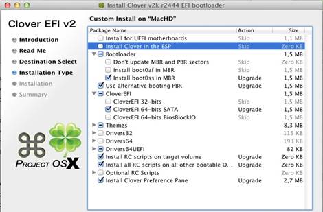 Clover bootloader - documentation